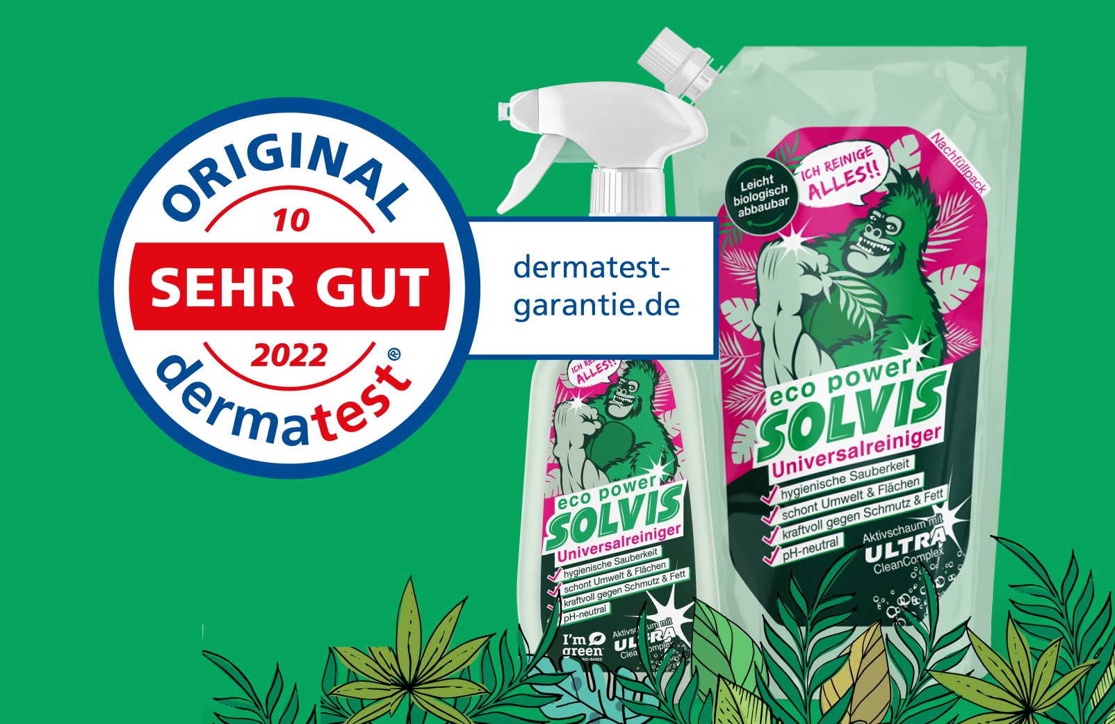 Hautverträglichkeit mit „sehr gut“ bestätigt: SOLVIS erhält Dermatest